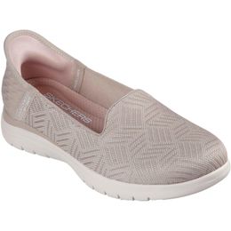 Skechers On-the-GO Flex - Clover Textil Damen Taupe Standard Sneaker