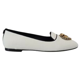 Dolce & Gabbana Samt Slipper Dg33 Freizeitstil
