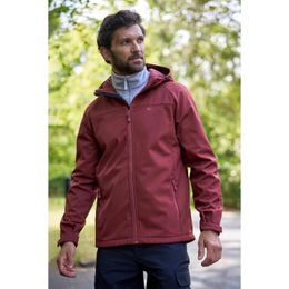 Mountain Warehouse - "Exodus" Softshelljacke f&uuml;r Herren (Dunkelrot)