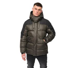CrossHatch - "Camptor" Jacke Verkleidet f&uuml;r Herren (Oliv)