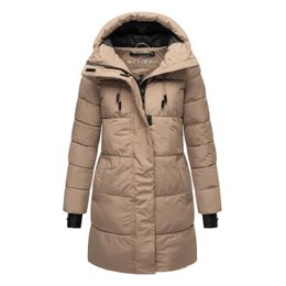 Marikoo Damen Winter-Steppjacke mit Kapuze & Fleecefutter &ndash; Kaituu