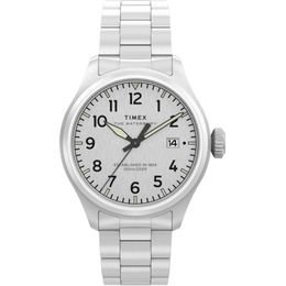 Timex Waterbury Ace Silber Herren Armbanduhr TW2Y18800
