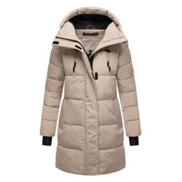 Marikoo Damen Winter-Steppjacke mit Kapuze & Fleecefutter &ndash; Kaituu