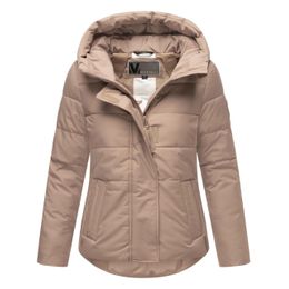 Marikoo Damen Steppjacke mit Teddy-Innenfutter & Kapuze &ndash; Elira