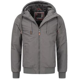 Alessandro Salvarini Herren Winterjacke AS-320 mit Teddyfell-Innenfutter & Kapuze &ndash; warm & stylisch