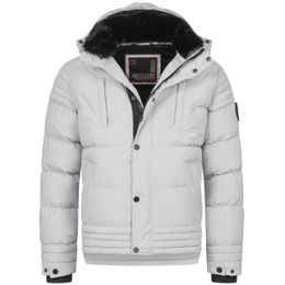 Alessandro Salvarini Herren Winterjacke AS-281 mit Teddyfell & abnehmbarer Kapuze