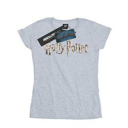 Harry Potter - T-Shirt f&uuml;r Damen (Grau)