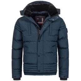 Alessandro Salvarini Herren Winterjacke AS-281 mit Teddyfell & abnehmbarer Kapuze