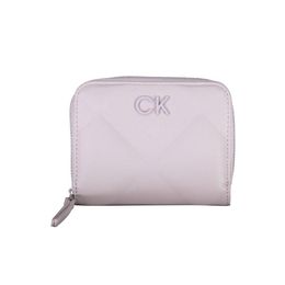 Calvin Klein Gestepptes Rei&szlig;verschluss-Wallet Lila