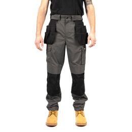 Caterpillar Nexus Holster Stretch Pocket Baumwolle Herren Grau Outdoor-Hosen