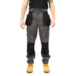 Caterpillar Nexus Holster Stretch Pocket Baumwoll Herren Grau Outdoor-Hosen
