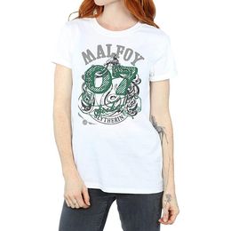 Harry Potter - "Malfoy" T-Shirt f&uuml;r Damen (Wei&szlig;)
