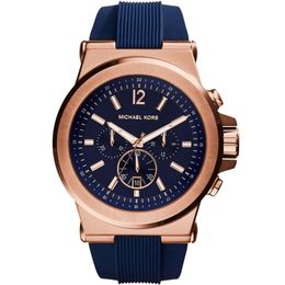 Michael Kors MK8295 Dylan Chronograph Marineblau Zifferblatt 49mm Herrenarmbanduhr