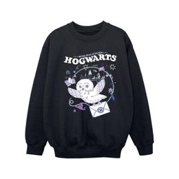 Harry Potter - "Letter From Hogwarts" Sweatshirt f&uuml;r M&auml;dchen (Schwarz)