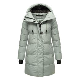 Marikoo Damen Winter-Steppjacke mit Kapuze & Fleecefutter &ndash; Kaituu