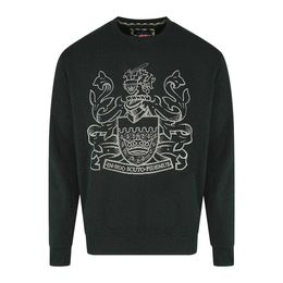 Aquascutum - "Aldis" Sweatshirt f&uuml;r Herren, Logo (Schwarz)