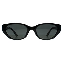 Ray-Ban RB4457D Bio Based 667787 poliert schwarz dunkelgrau Sonnenbrille