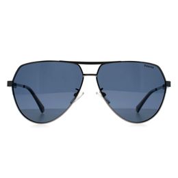 Polaroid PLD 2145/G/S/X 6LB C3 silber blau polarisierte Sonnenbrille