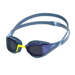 Speedo Unisex Erwachsene Fastskin Pure Focus Spiegel-Schwimmbrille (Blau)