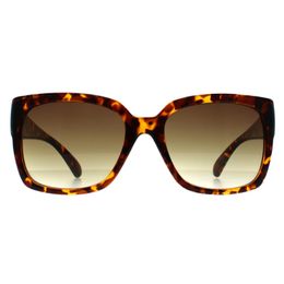 Calvin Klein CK22549S 240 gl&Atilde;&curren;nzende havannabraune Sonnenbrille mit Farbverlauf