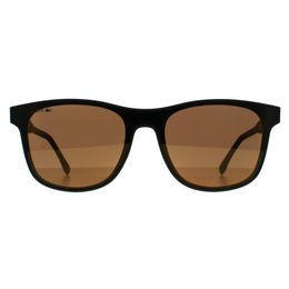Lacoste L907S 315 matte gr&Atilde;&frac14;ne braune Sonnenbrille