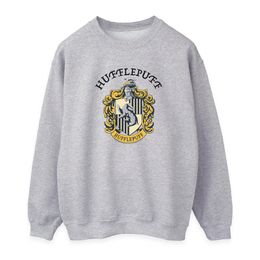 Harry Potter - Sweatshirt Logo f&uuml;r Damen (Grau meliert)
