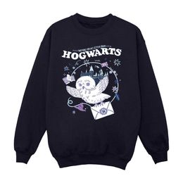 Harry Potter - "Letter From Hogwarts" Sweatshirt f&uuml;r M&auml;dchen (Marineblau)