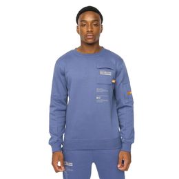 Duck and Cover - "Applewood" Sweatshirt f&uuml;r Herren (Jeansblau)