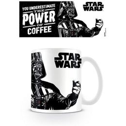 Star Wars - Kaffeebecher "The Power Of Coffee" (Wei&szlig;/Schwarz)