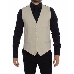 Dolce & Gabbana Beige Weste Klassische Passform