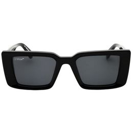 Off-White Off White - "Af Savannah" Sonnenbrille f&uuml;r Herren/Damen Unisex (Schwarz/Dunkelgrau)