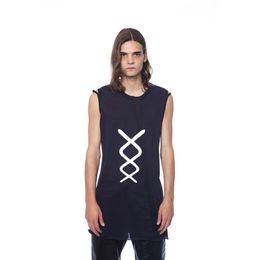 Lang&auml;rmeliges Grafik-Tanktop