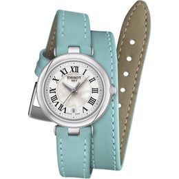 Tissot Bellissima Xs Double Tour Strap Blau Damen Armbanduhr T1260101611300