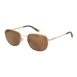 Timberland Aviator-Sonnenbrille mit ros&eacute;goldenem Metallrahmen