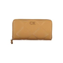 Calvin Klein Rei&szlig;verschluss-Geldb&ouml;rse mit gestepptem Design