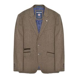 Lambretta Herren Morgan Fischgr&auml;t-Blazer (Braun)