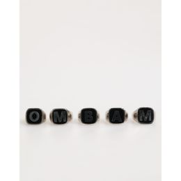 Dolce & Gabbana Initialen Silberring