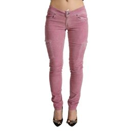Corduroy Skinny Jeans Rosa