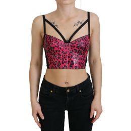 Dolce & Gabbana Leopardenmuster Korsett-Top Tsh83158