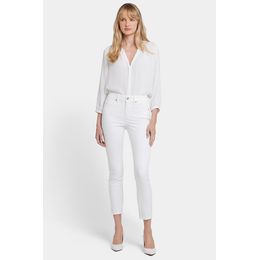 NYDJ Alina Kn&ouml;chellange Jeans Wei&szlig;e Premium-Denim | Optisches Wei&szlig;
