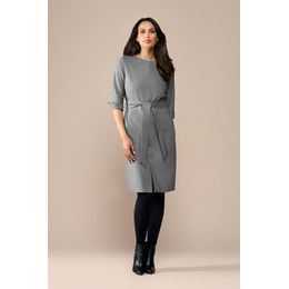 Ziana Lurex-Kleid Grau