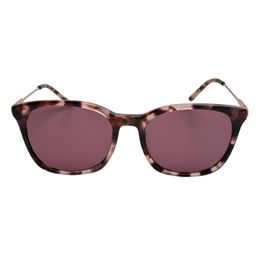 DKNY Damen Quadratische Sonnenbrille mit Metallb&uuml;geln DK708S N
