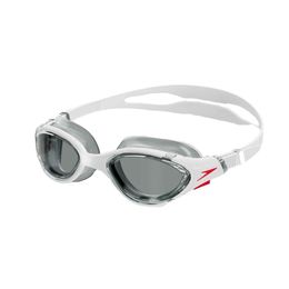 Speedo - "2.0" Passt sich dem Gesicht an Schwimmbrille f&uuml;r Herren/Damen Unisex (Wei&szlig;/Rauch-Grau)