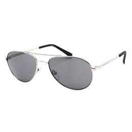 Calvin Klein - "R165S 045" Sonnenbrille f&uuml;r Herren/Damen Unisex (Silber/Schwarz)