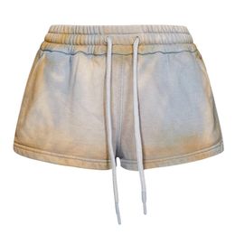 Off-White - "Laundry" Freizeitshorts f&uuml;r Damen (Beige)