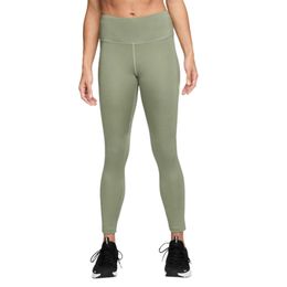 Nike - Fast - 7/8-leggings In &Ouml;lgr&uuml;n Mit Mittlerer Leibh&ouml;he