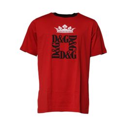 Dolce & Gabbana Krone Logo Kurzarm-T-Shirt