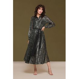 Kelly-Kleid, dunkelmetallic