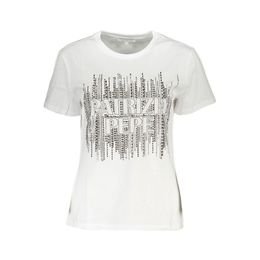 Patrizia Pepe Verziertes Logo-T-Shirt mit kurzen &Auml;rmeln