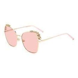 Carolina Herrera Ch8001 Katzenaugen-Sonnenbrille mit rosa Gl&auml;sern